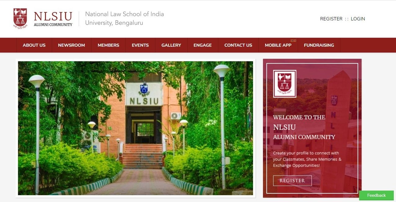 NLSIU Launches Alumni Engagement Platform! - National Law School of ...