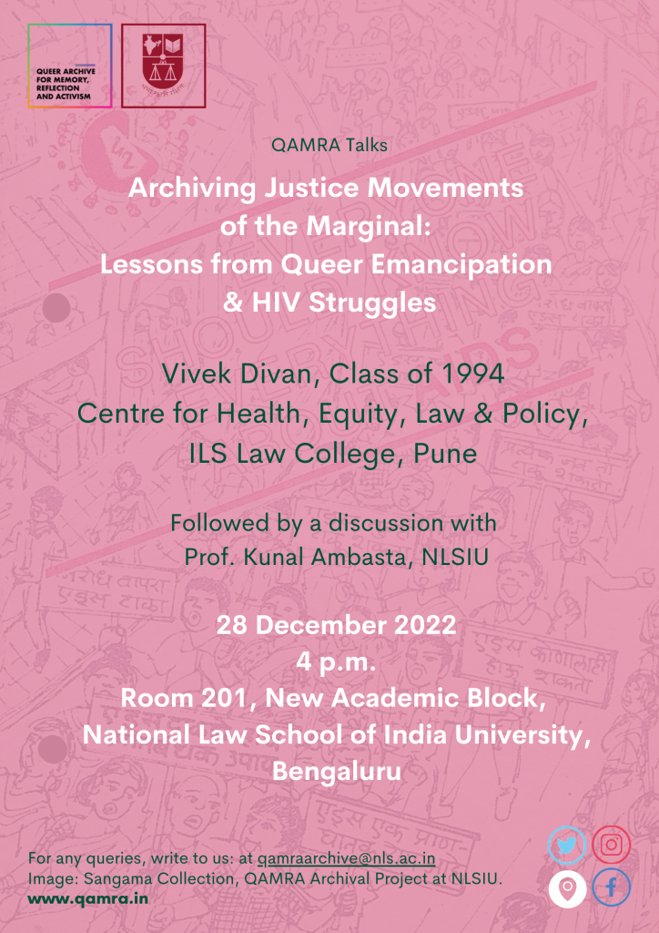 QAMRA Talks | Archiving Justice Movements of the Marginal: Lessons from ...