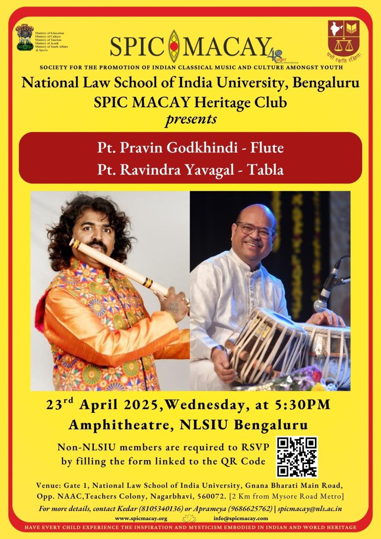 A Musical Evening with Pt. Pravin Godkhindi and Pt. Ravindra Yavagal | Launch of the NLS-SPIC ...