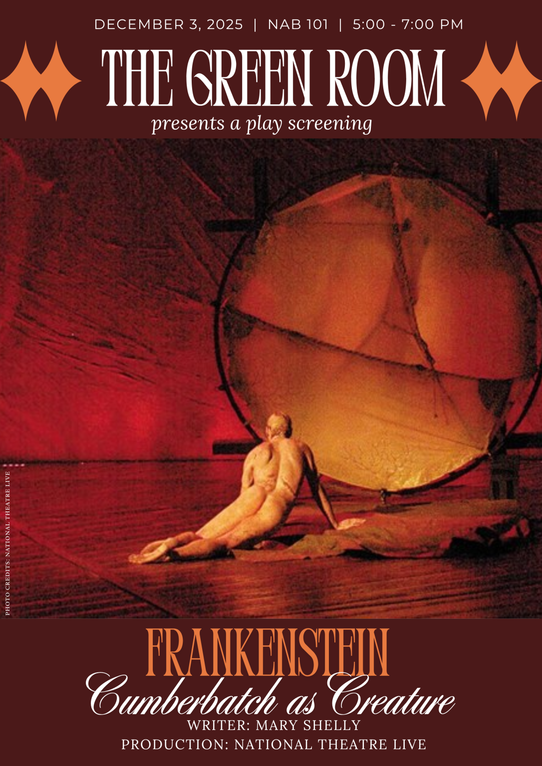 Play Screening | Frankenstein | By the Green Room - National Law School ...