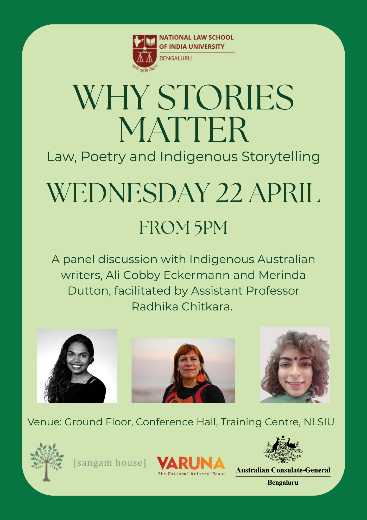 'Why Stories Matter: Law, Poetry and Indigenous Storytelling' with Ali ...